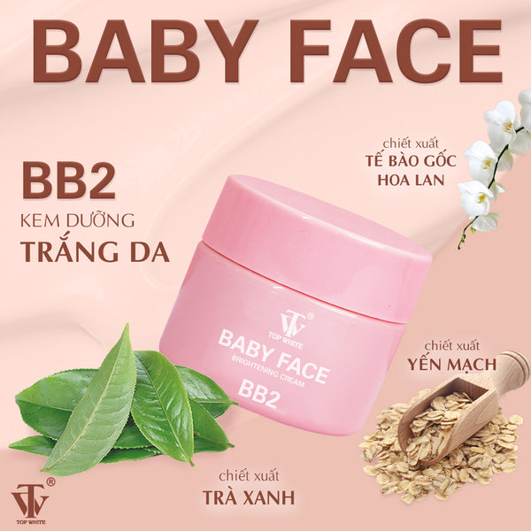 Top White Baby Face Brightening Cream BB2 – Damode USA